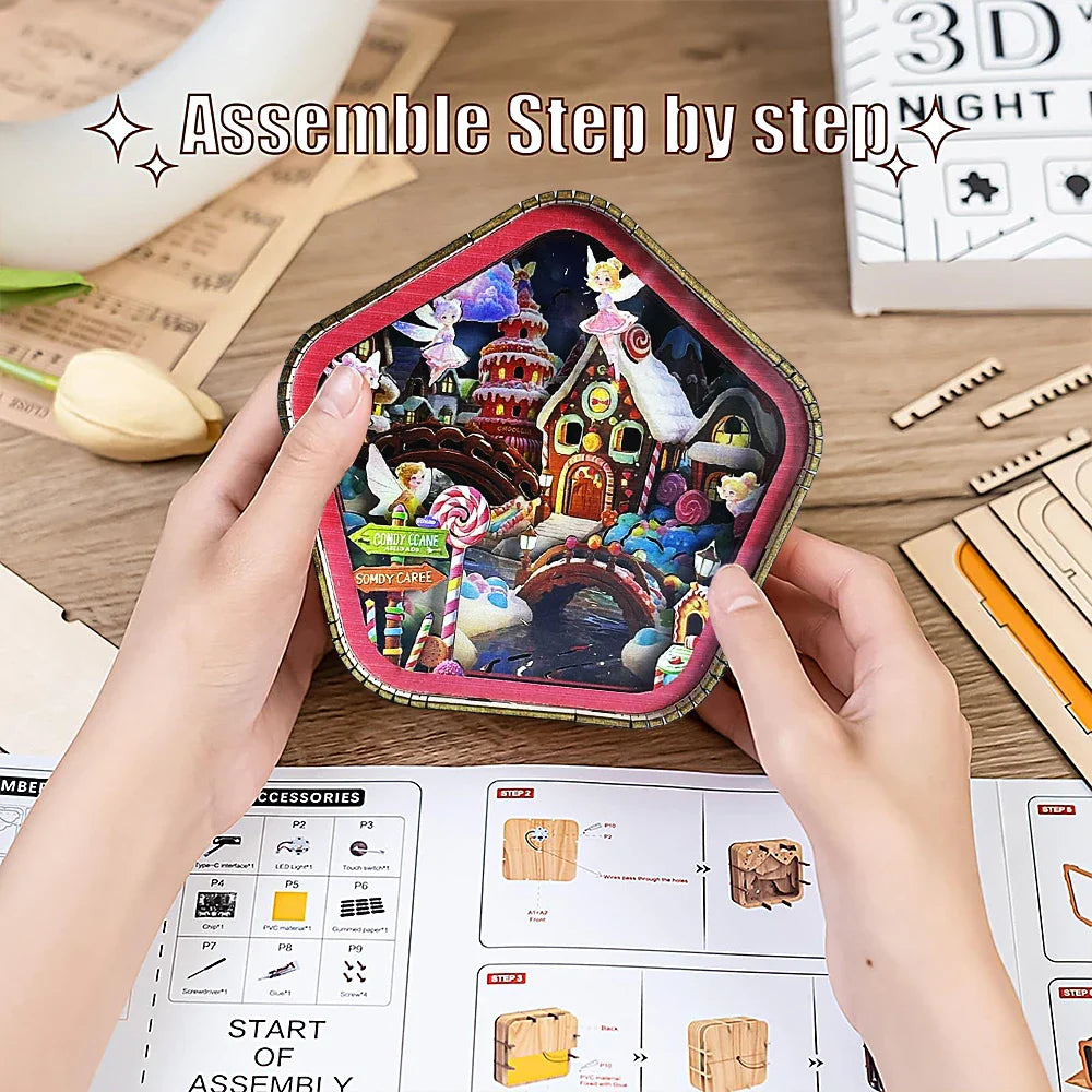 DIY Night Light Kit: Transform Your Space – Book Nook Kit