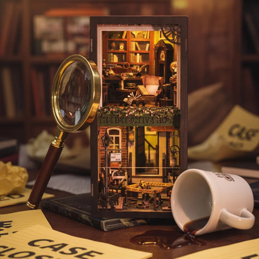 Detective Book Nooks – Solve Mysteries in Miniature – Book Nook Kit