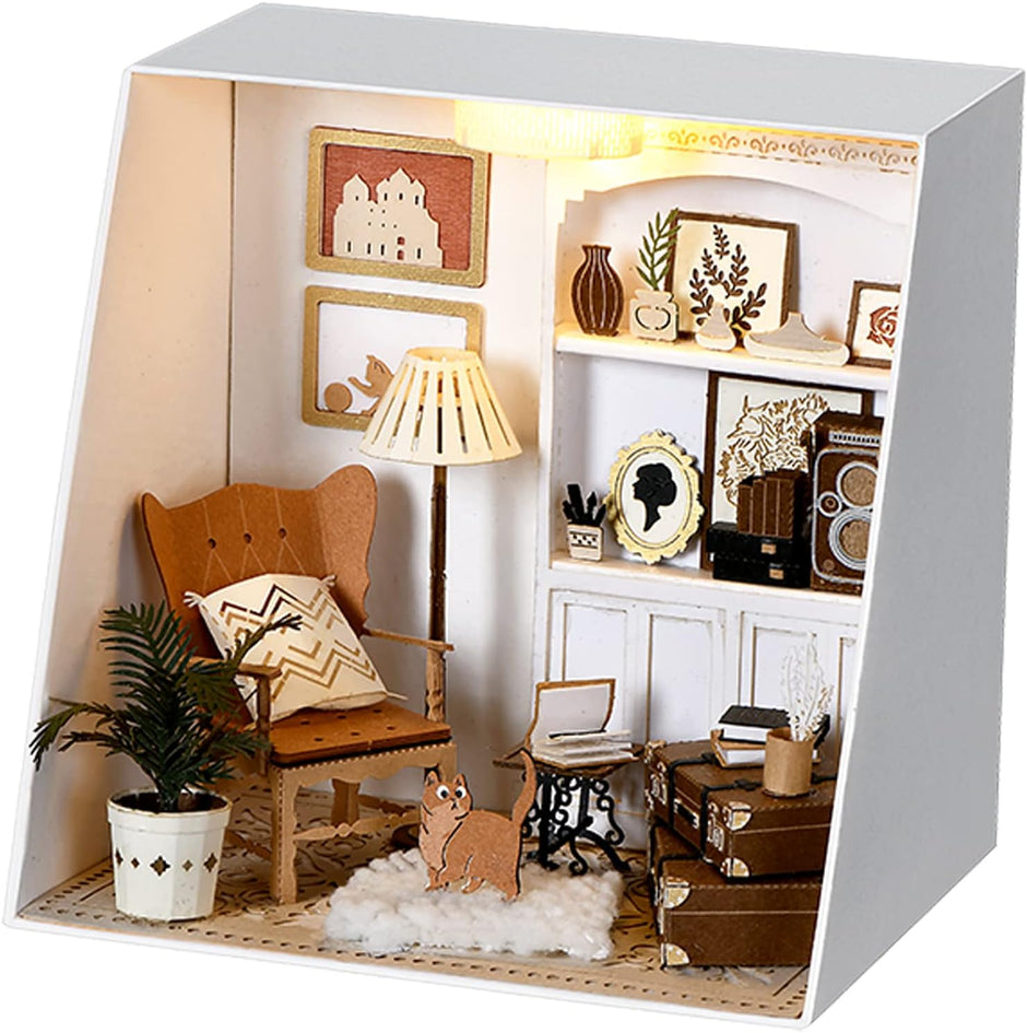 Miniature Room Kits – Build Tiny Worlds with Detail – Book Nook Kit