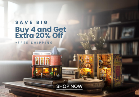 Book Nook Kit & Miniature Dollhouse Kits