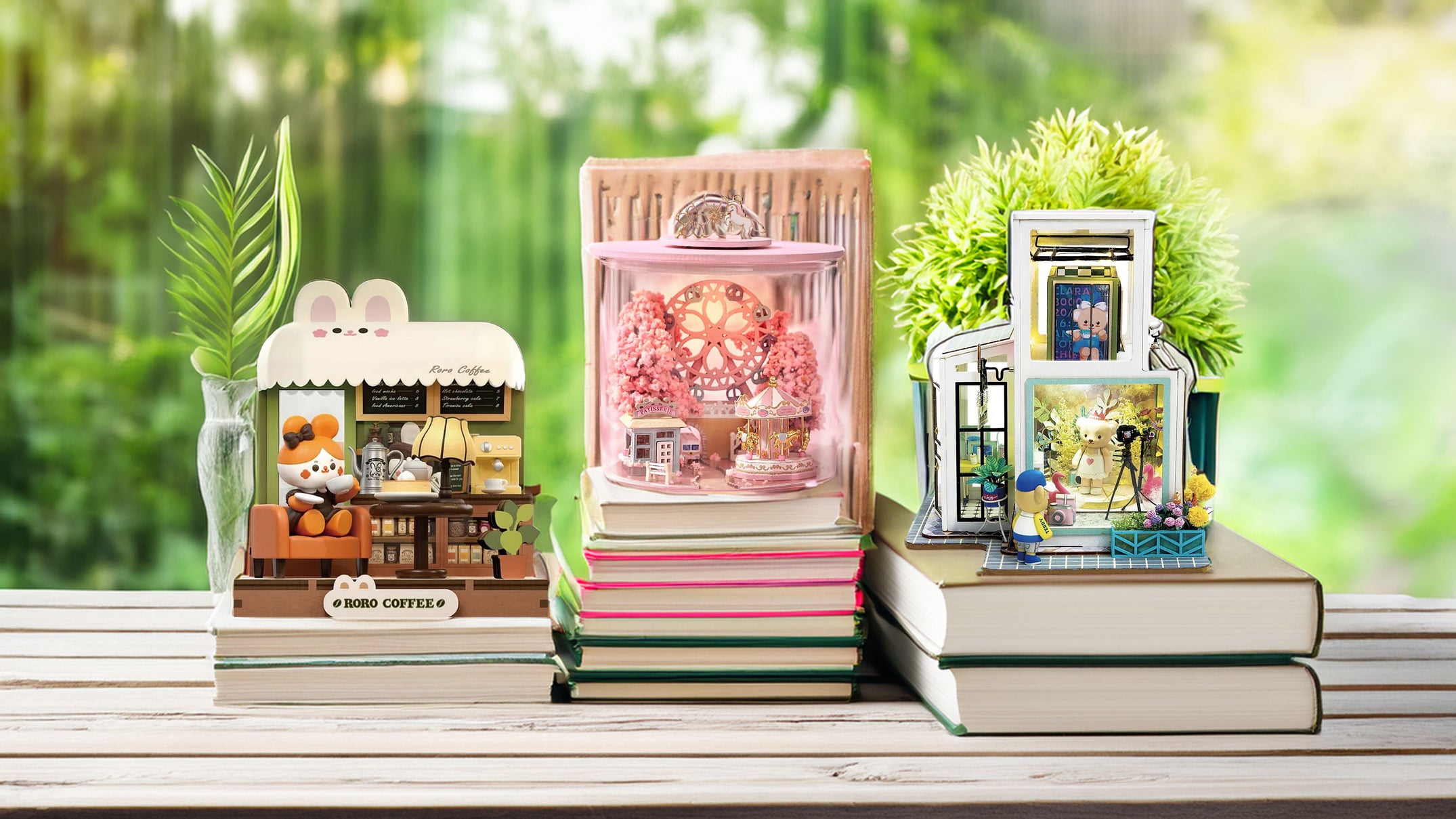 Book Nook Kits & Miniature Dollhouses | Creative DIY Kits