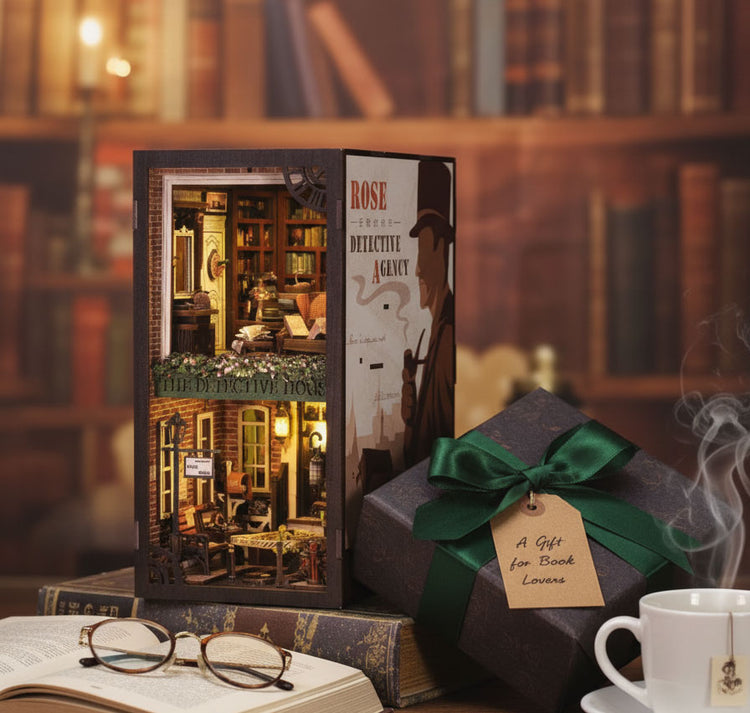 Beyond Library Max Book Nook Kit – Miniature Library Shelf