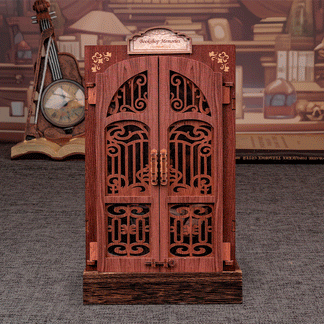 Whimsical Owl Bookstore – DIY Miniature Book Nook – Book Nook Kit