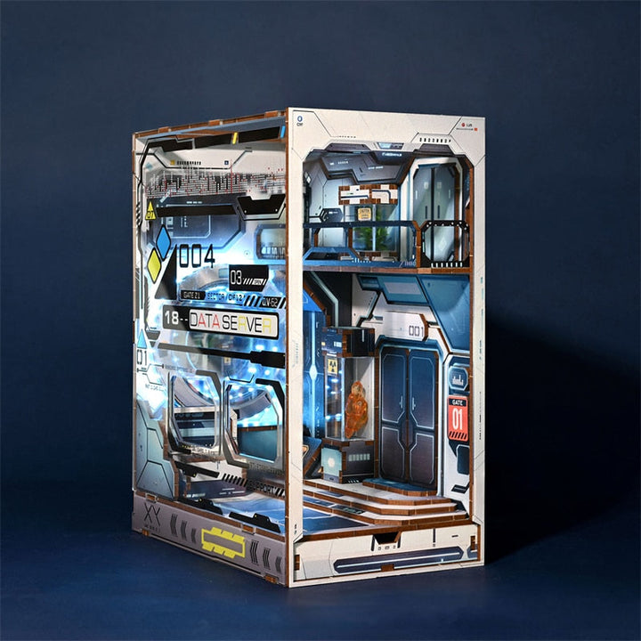 Cyberpunk Book Nook Kits – Build Your Own Futuristic Shelf Decor