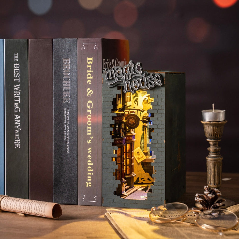 Rolife DIY Kits | Official Miniature & Book Nook – Book Nook Kit