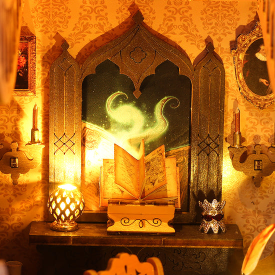 Magic Library DIY Book Nook Kit – Miniature Reading Escape