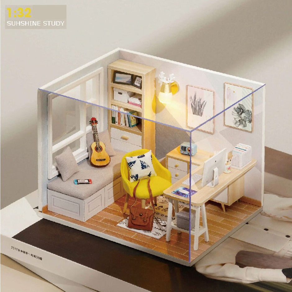 Miniature Room Kits – Build Tiny Worlds with Detail – Book Nook Kit
