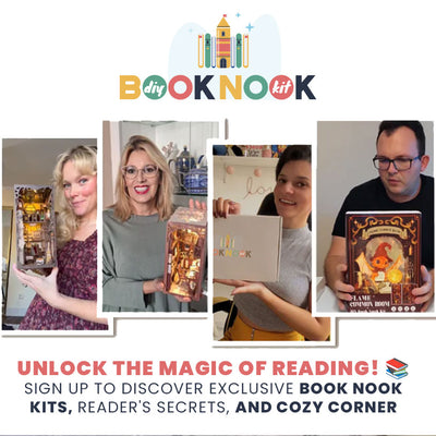 Magic Library DIY Book Nook Kit booknookkit.com