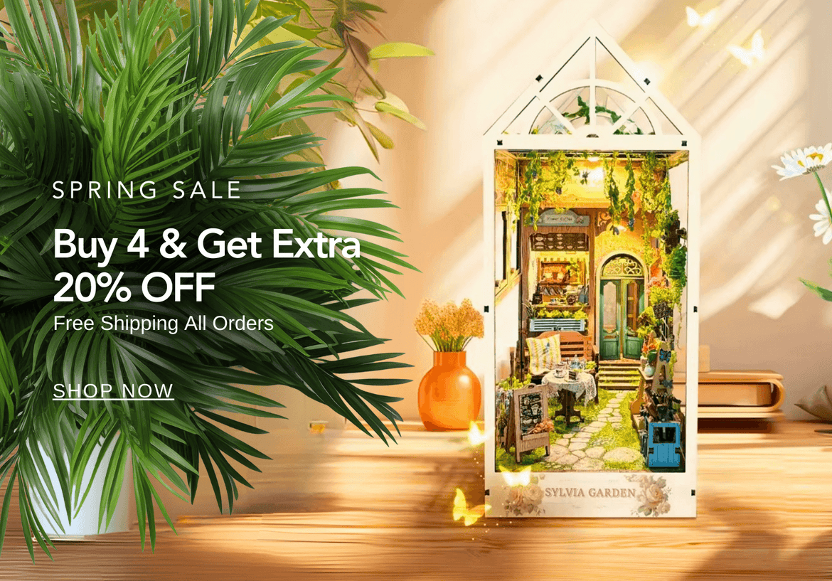 Book Nook Kits & Miniature Dollhouses | Creative DIY Kits